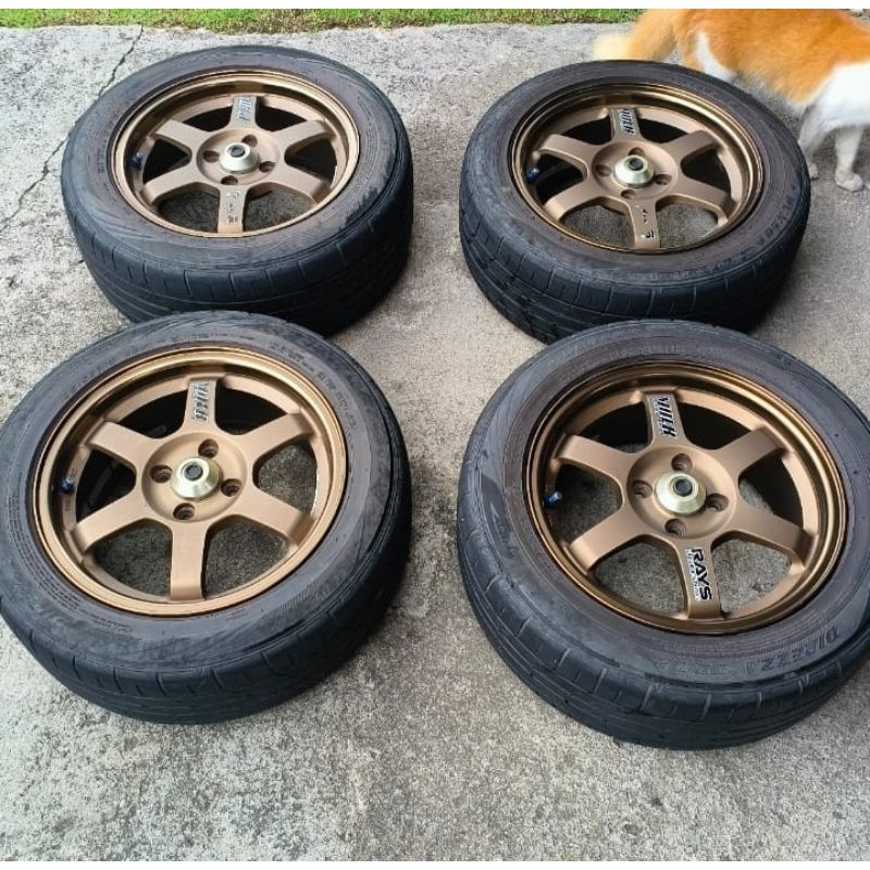 RAYS VOLK RACING TE37 15INCH | Shopee Malaysia