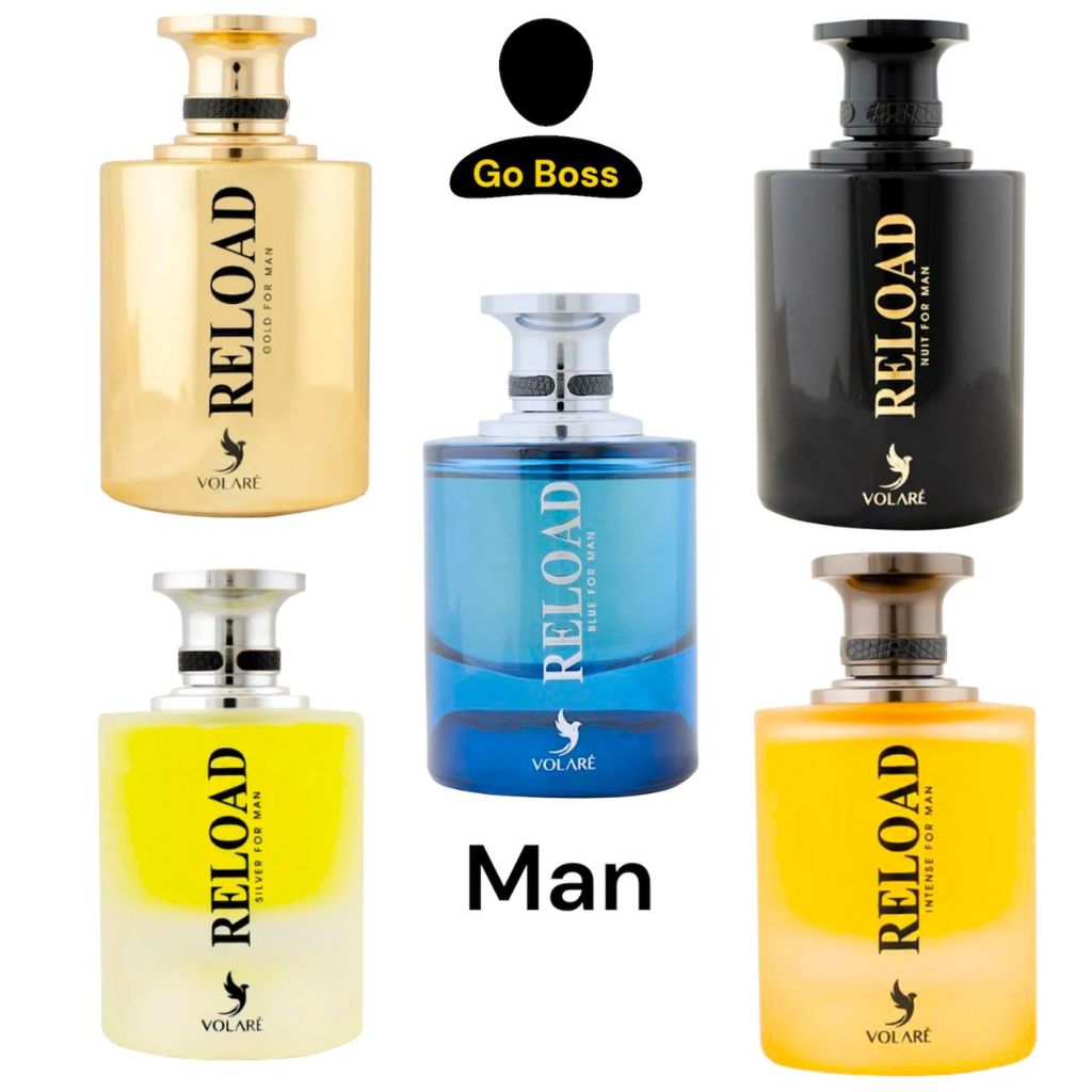 Go Boss Reload Nuit Bottle Intense Silver Him Gold Limted Edition De ...