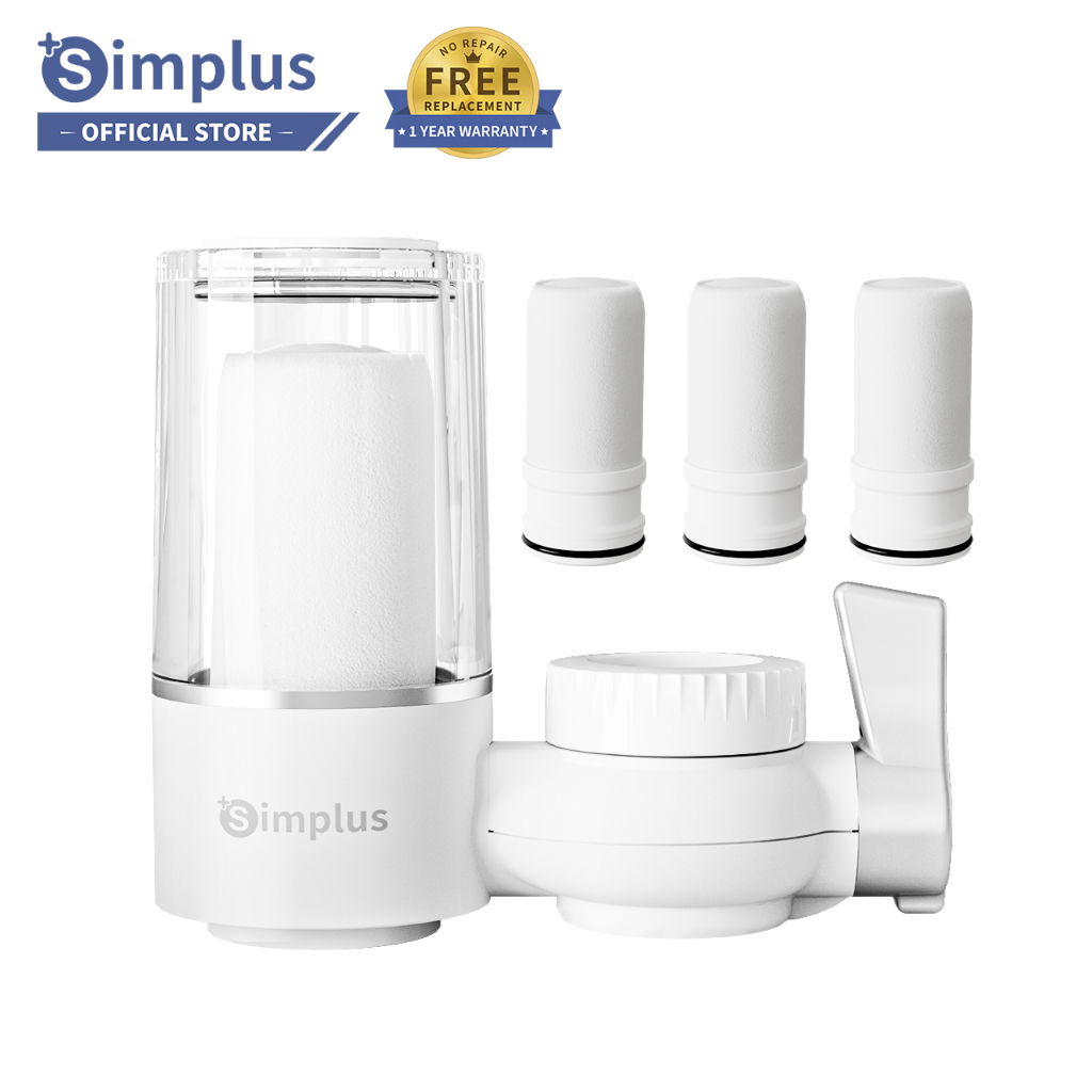 Simplus Ultrafiltration Water Purifier Sets with 3 Filters Kitchen Faucet Filter SUF Composite ...