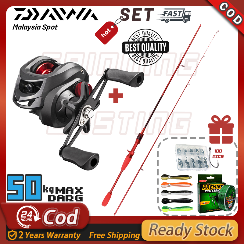 Fishing Reel Set Casting Rod Reel Bc Casting Pancing Set Joran Pancing ...