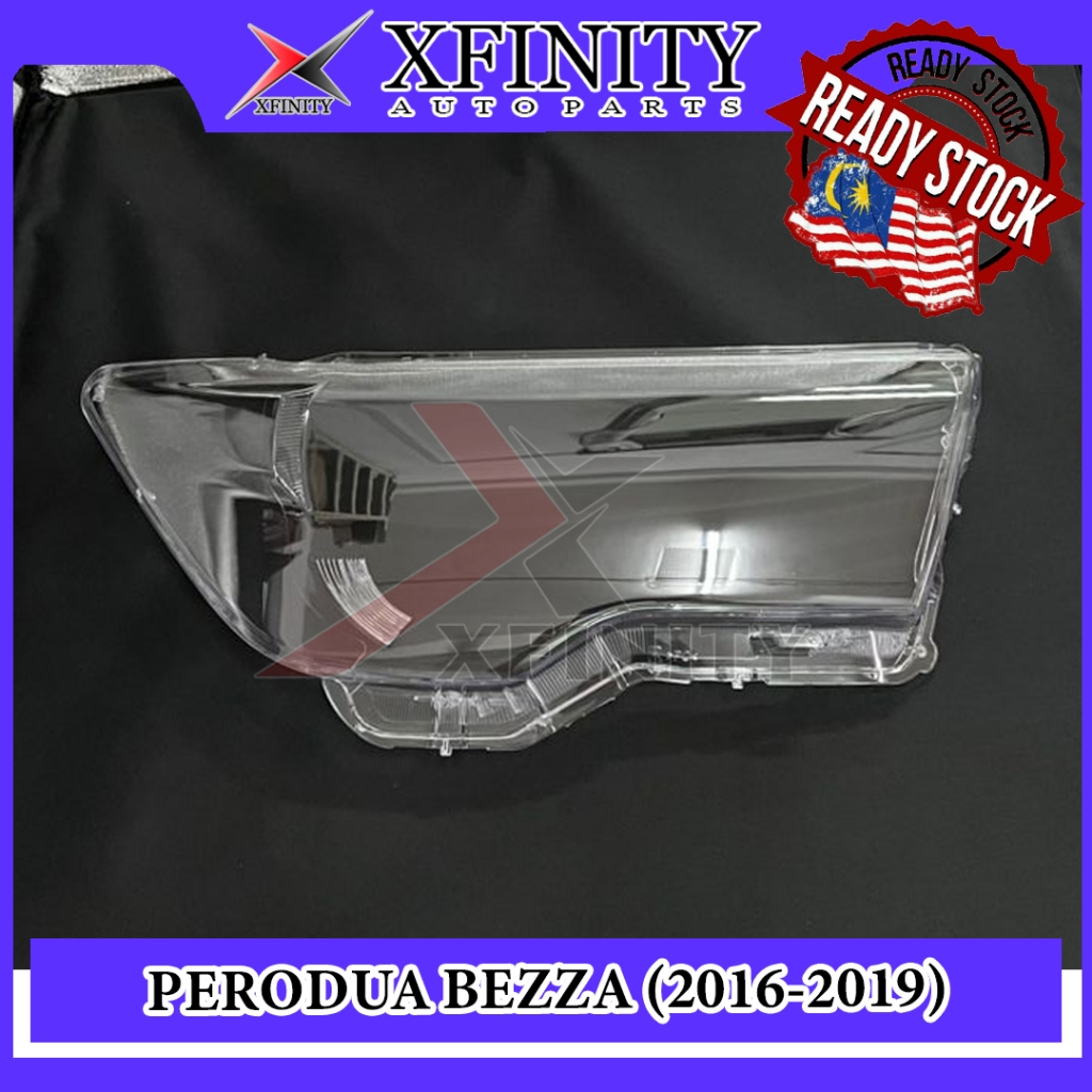 PERODUA BEZZA 16 17 18 19 HEADLAMP COVER / HEADLIGHT COVER / HEADLAMP ...