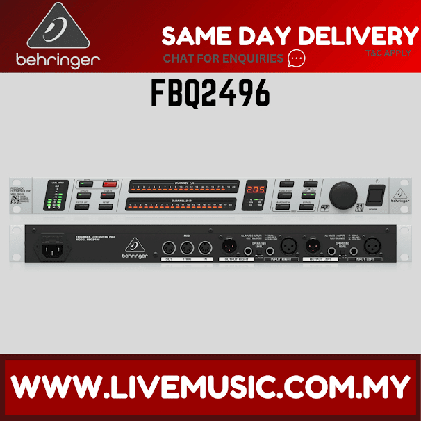 Behringer Pro FBQ2496 Feedback Destroyer ( FBQ-2496 / FBQ 2496 ...