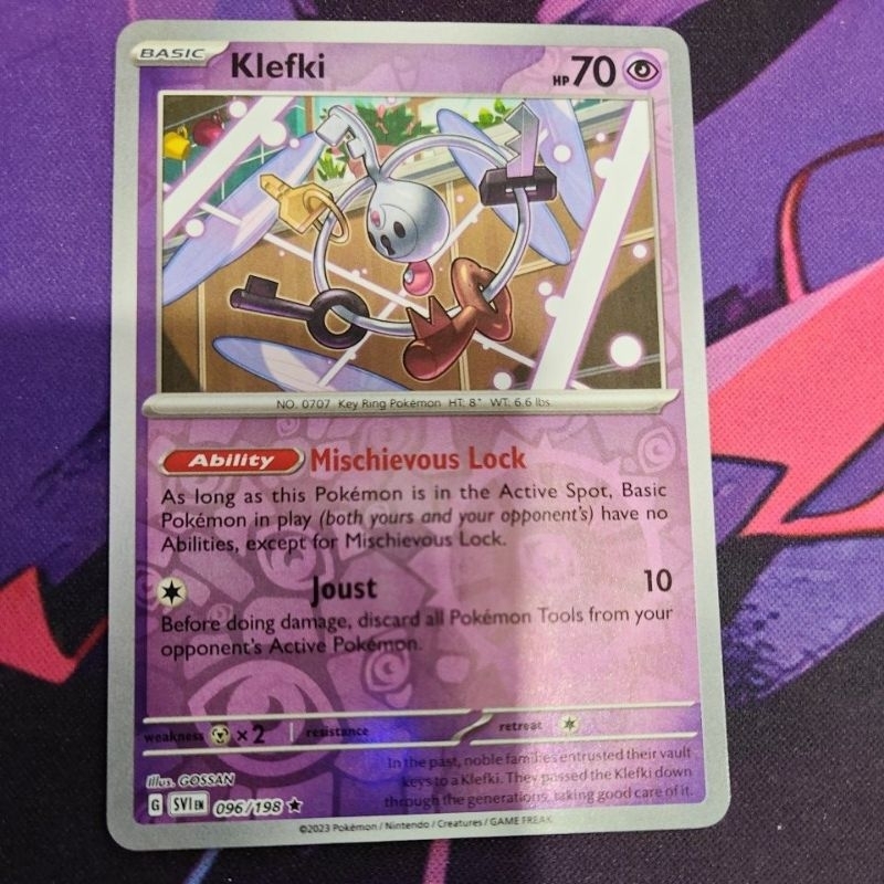 Pokemon SV Base Set 096/198 Klefki - Holo Rare RH | Shopee Malaysia