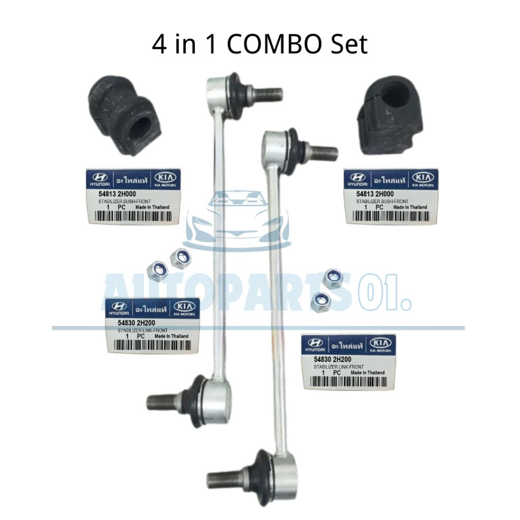 [4 IN 1 SET] OEM Front Stabilizer Link / Bush for KIA Forte / Koup ...