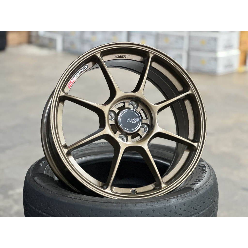 NEW 16X7J Advanti Blizzard Rim (set of 4) Bronze 4X100 for City Jazz Vios Yaris Myvi Mazda 2 ...