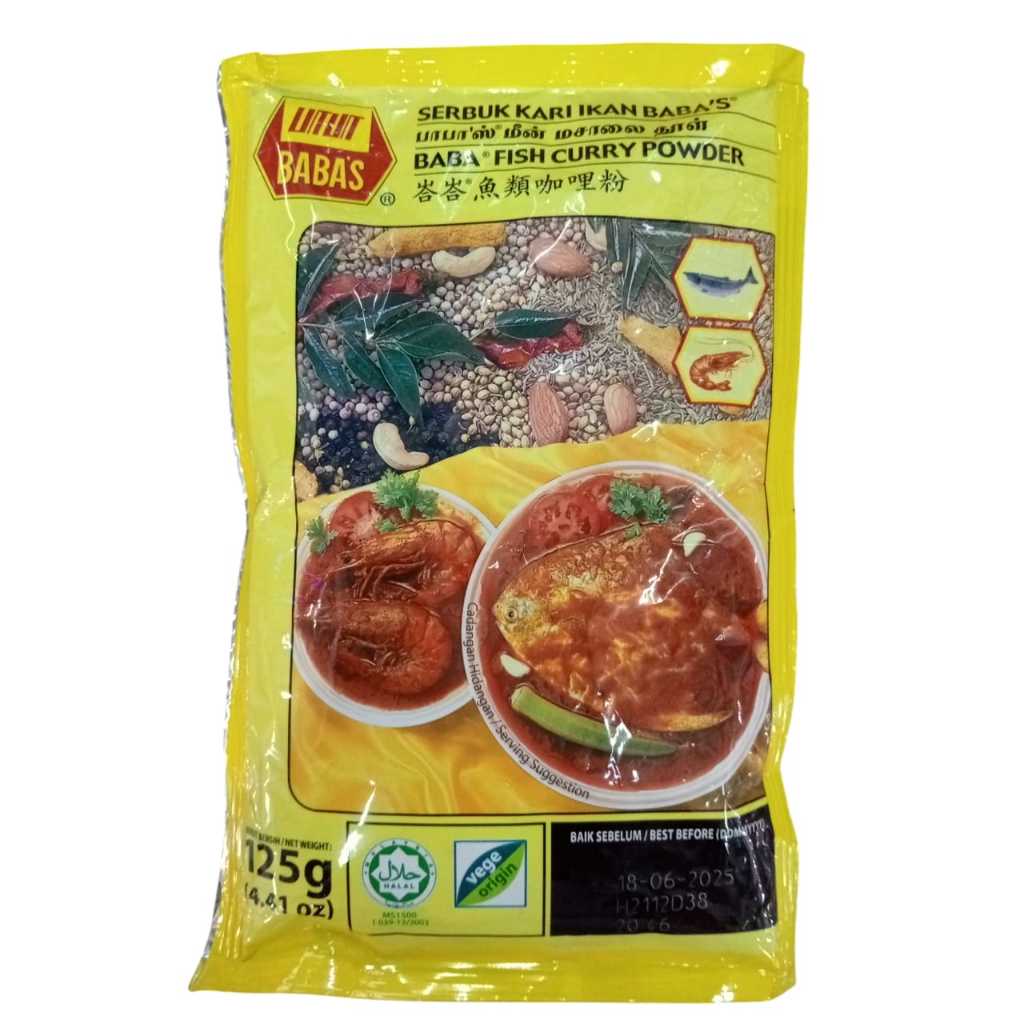 BABA'S SERBUK KARI 125G | Shopee Malaysia