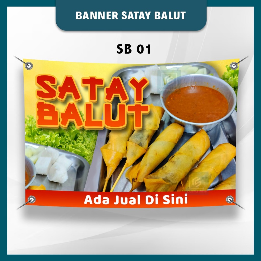 BANNER SATAY BALUT | SATAY POPIA BALUT | Shopee Malaysia