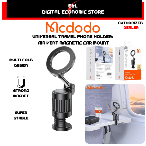 MCDODO TB 6250 CM 6260 Universal Travel Phone Holder Air Vent Magnetic Car Mount | Shopee Malaysia