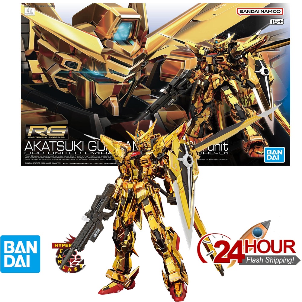 BANDAI RG 1/144 Akatsuki Gundam (Oowashi Pack) | Shopee Malaysia