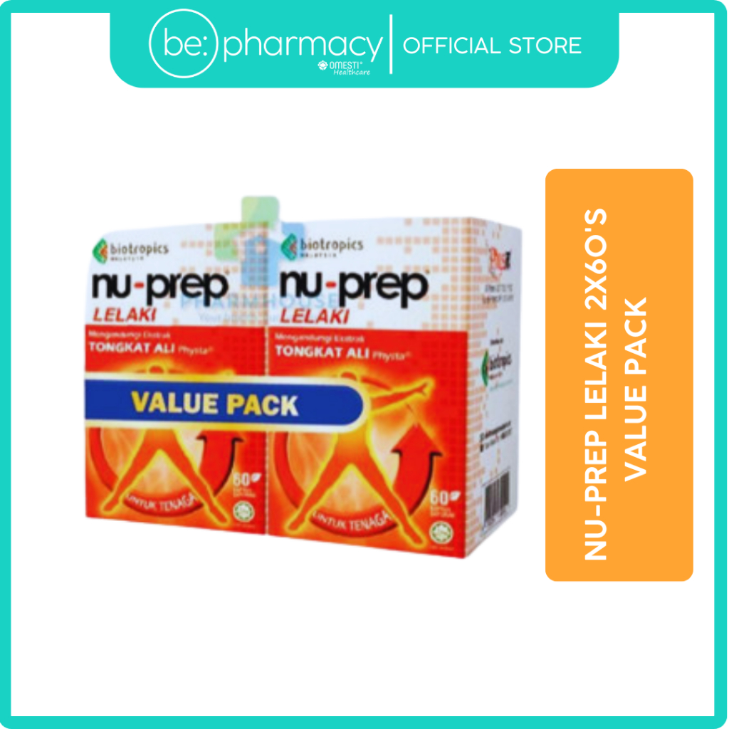 Nu-Prep Lelaki 2x60's | Shopee Malaysia