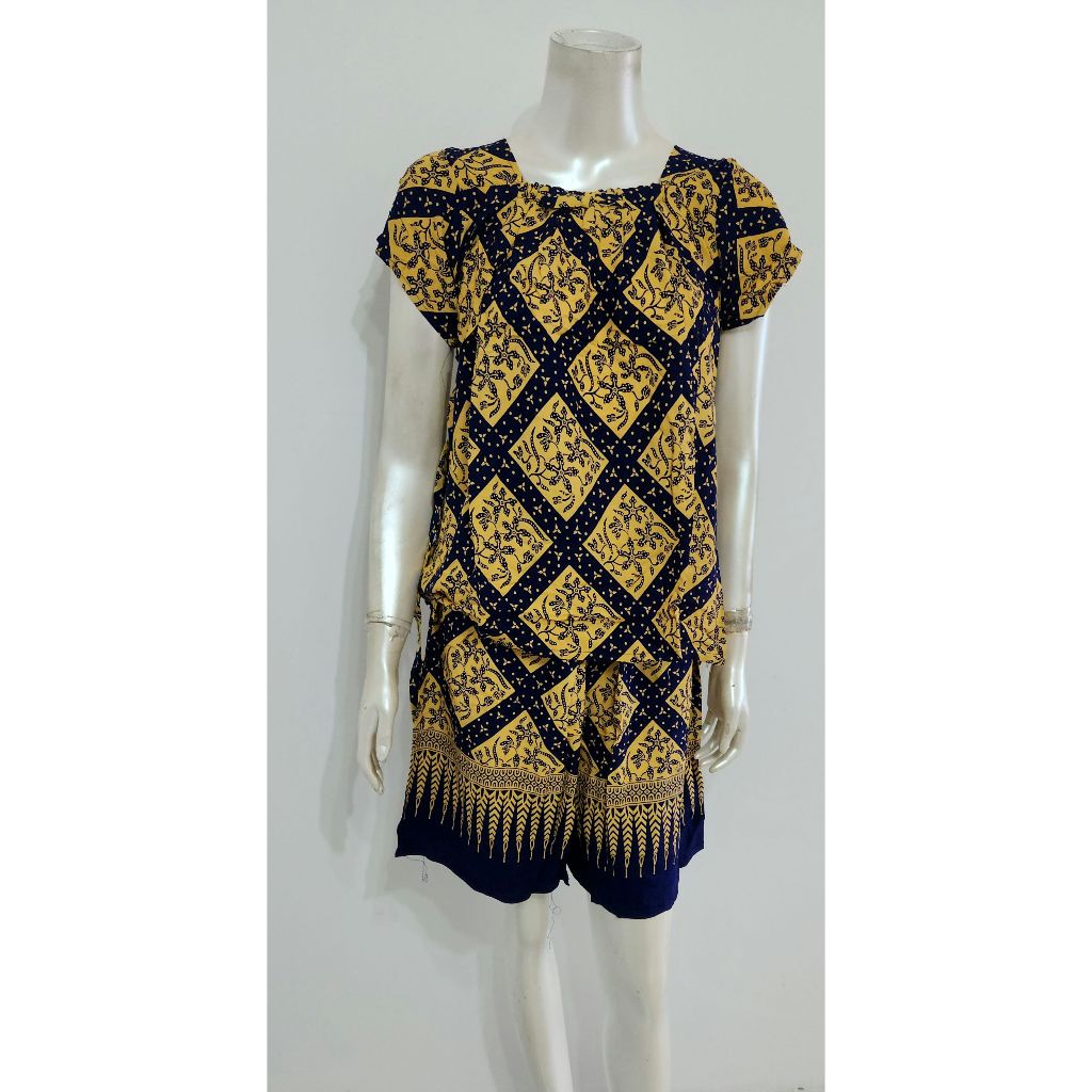 (Ready Stock) SW0113H Baju Tidur Wanita Batik Set || Women Nightwear ...