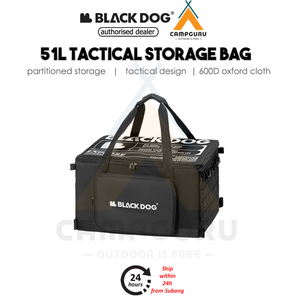 Blackdog 51L Tactical Storage Bag Portable Partitioned Multifunction ...