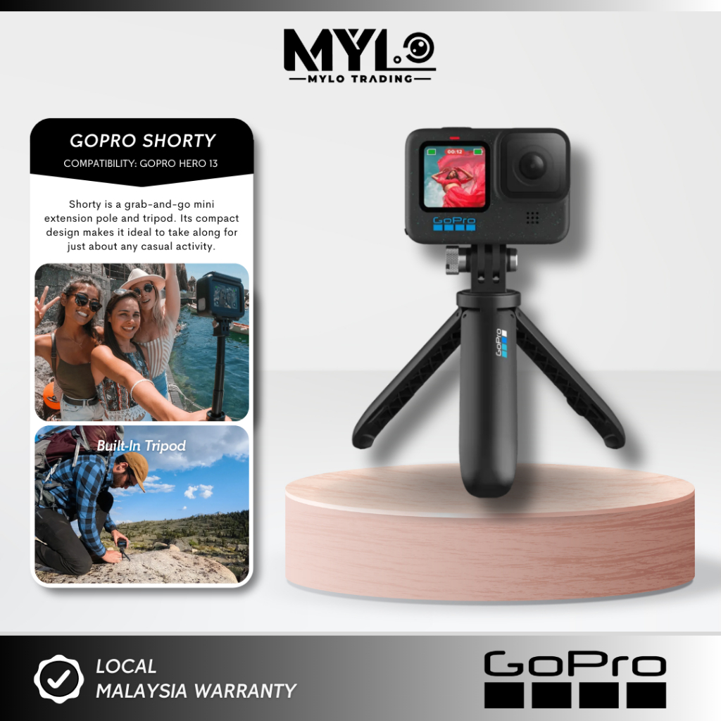 (READY STOCK) - GoPro Shorty | GoPro Travel Kit With Shorty Tripod ...