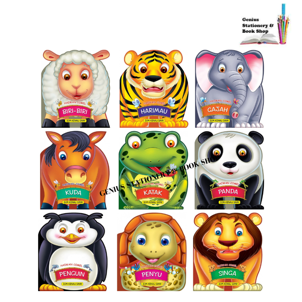 HAIWAN COMEL JOM KENALI SAYA!: GAJAH/BIRI-BIRI/HARIMAU/KATAK/KUDA/PANDA ...