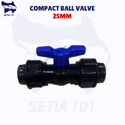 COMPACT BALL VALVE HEAVY DUTY POLY HDPE PP UPVC 25MM/STOPCOCK PIPE/POLY BALL VALVE | Shopee Malaysia