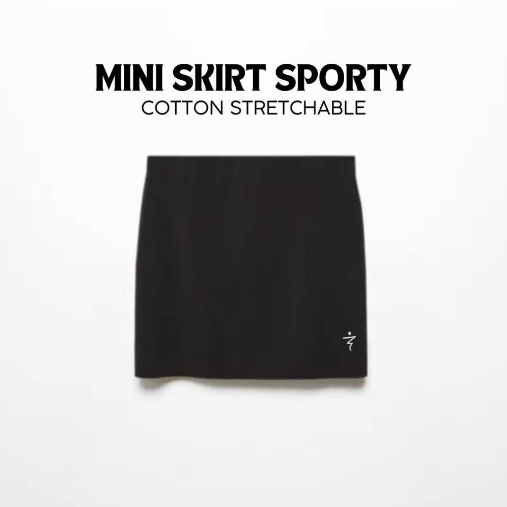 Mini Skirt Extender Sporty Cotton Stretchable plus size | Shopee Malaysia