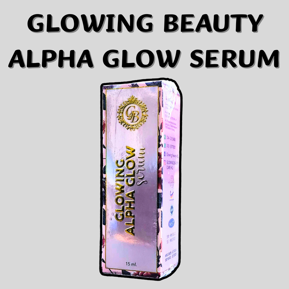 GB GLOWING ALPHA GLOW SERUM 15ML by GLOWING BEAUTY Skincare | Shopee ...