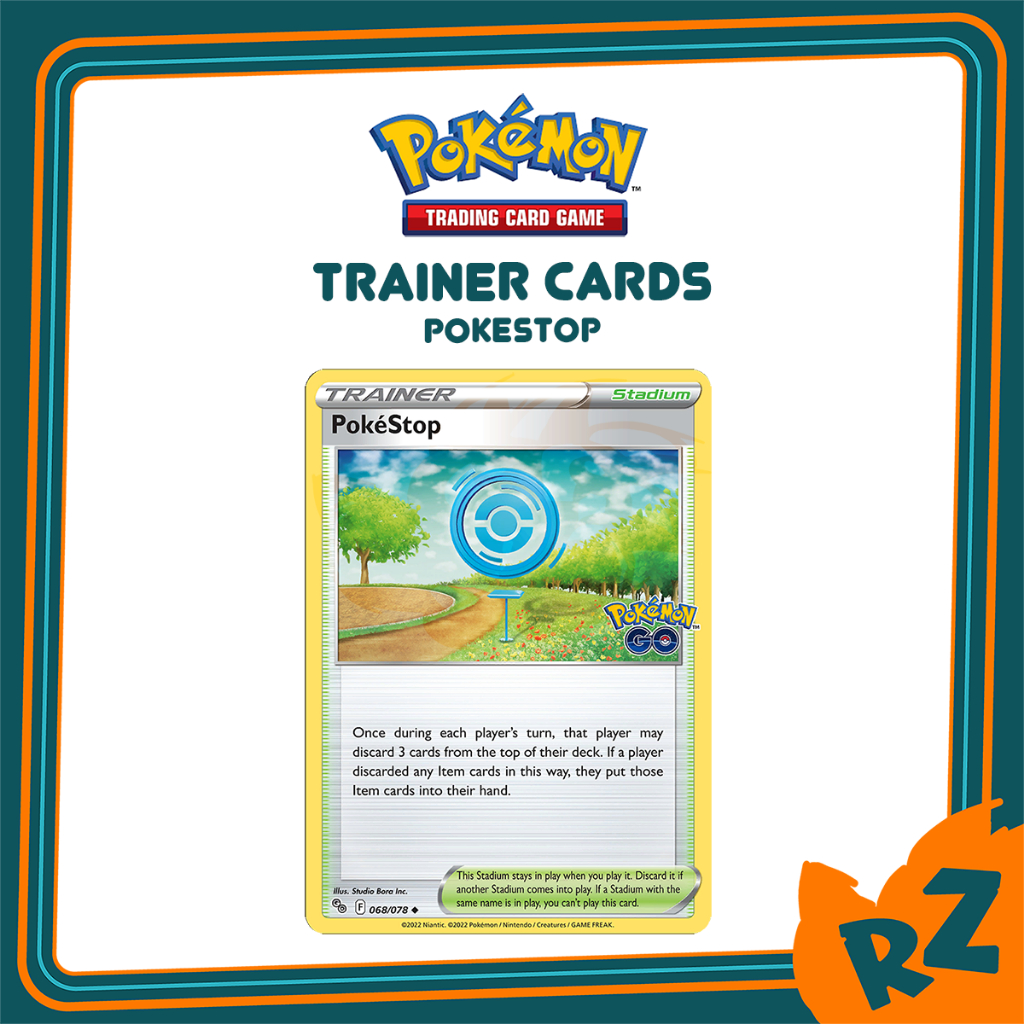 [Original] Pokemon TCG Card Pokestop Stadium Trainer Singles (Pokemon ...