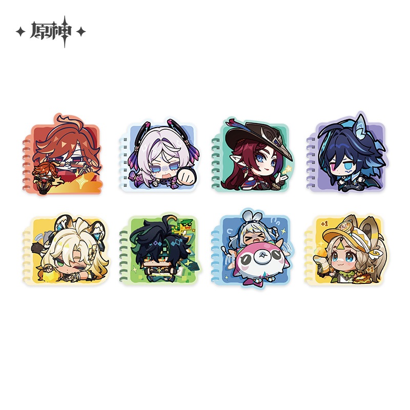 【Genshin Impact】 Chibi Series - Natlan Notebook Paper Emote Mavuika ...
