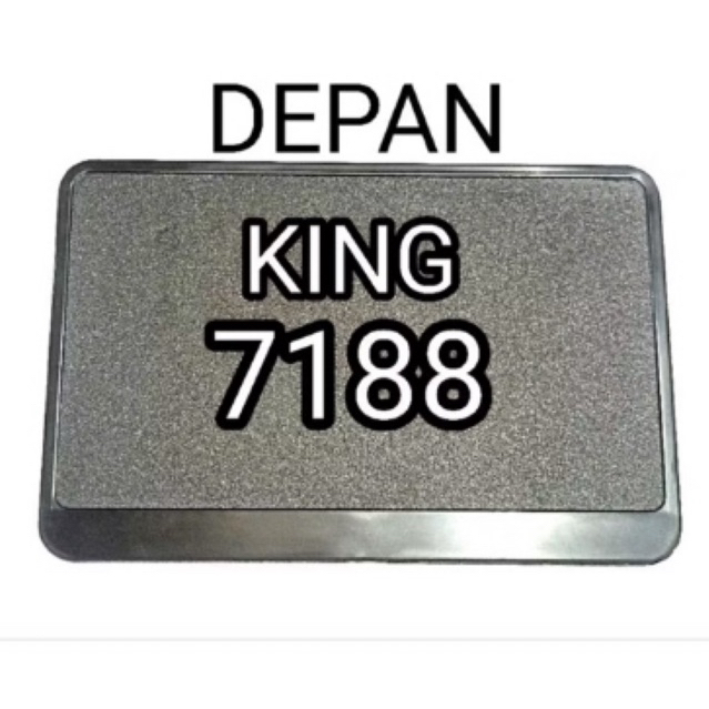 Papan plate standard motosikal / papan plate kosong motor standard ...