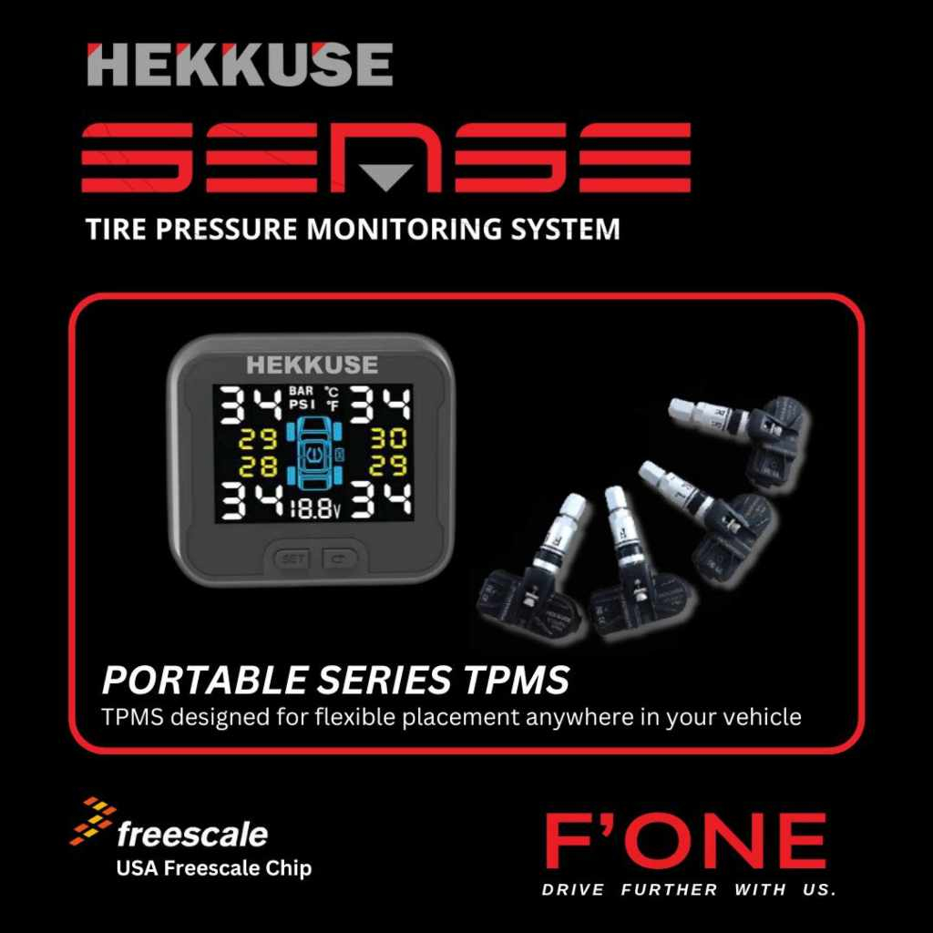 HEKKUSE PORTABLE SENSE ( Model: F ONE ) All-time Tire Pressure ...