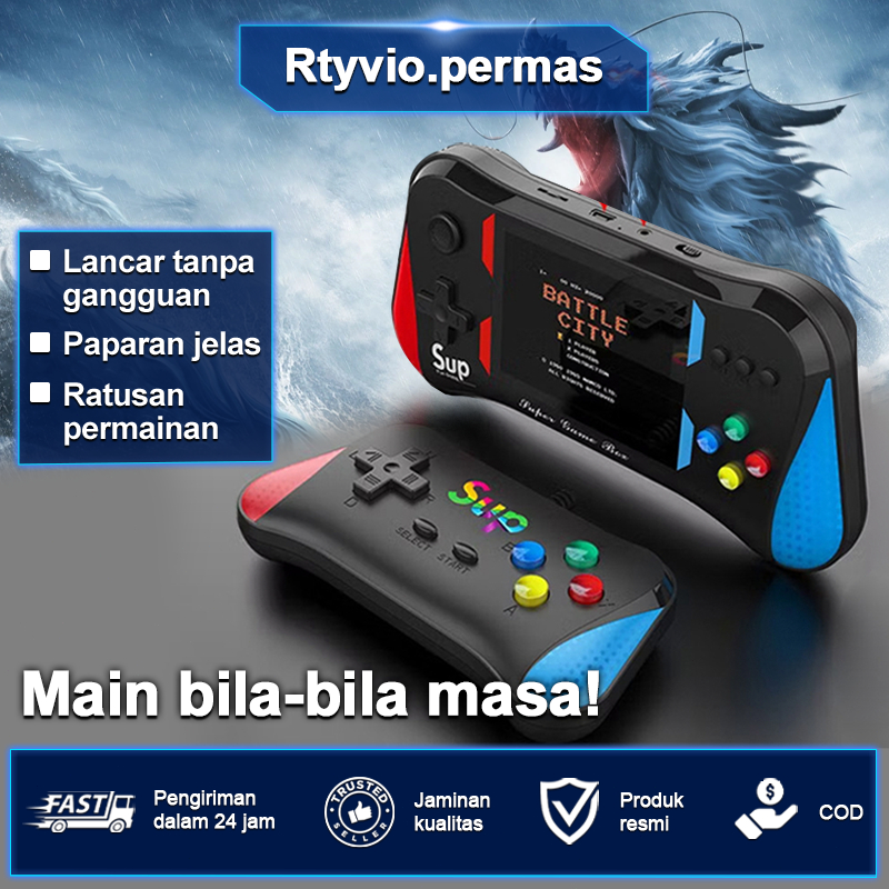 Konsol Permainan X7M 2024 Baru 500 Dalam 1 Pemain Dwi Retro Skrin HD 5. ...