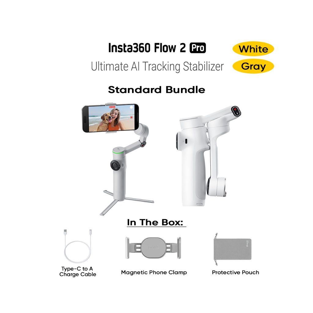 Insta360 Flow 2 Pro — Ultimate AI-Tracking Stabilizer | Shopee Malaysia