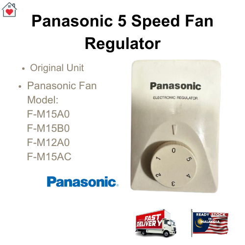 Panasonic 5 Speed Fan Regulator Controller Original | Shopee Malaysia