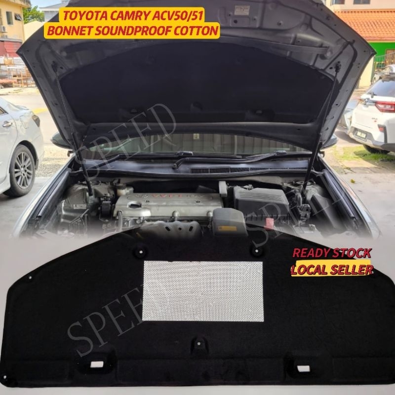TOYOTA CAMRY ACV50 ACV51 FRONT BONNET ENGINE COVER SOUNDPROOF COTTON ...