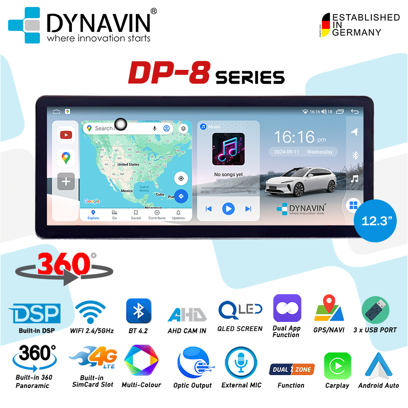 Dynavin DP8 Series 12.3inch Universal Size Android Player | Shopee Malaysia