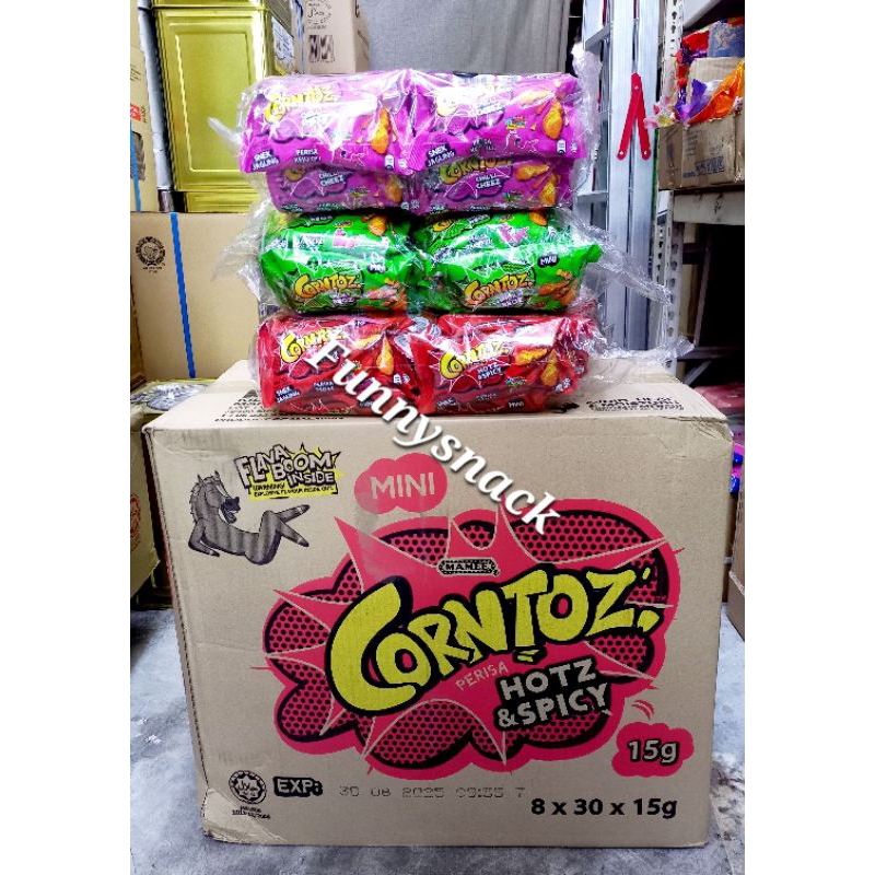 Corntoz Mini H/S BBQ Cheese 8x30x15g | Shopee Malaysia