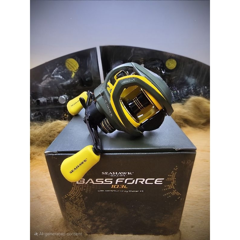SEAHAWK BASS FORCE 103L BAITCASTING FISHING REEL (2025 NEW MODEL ...