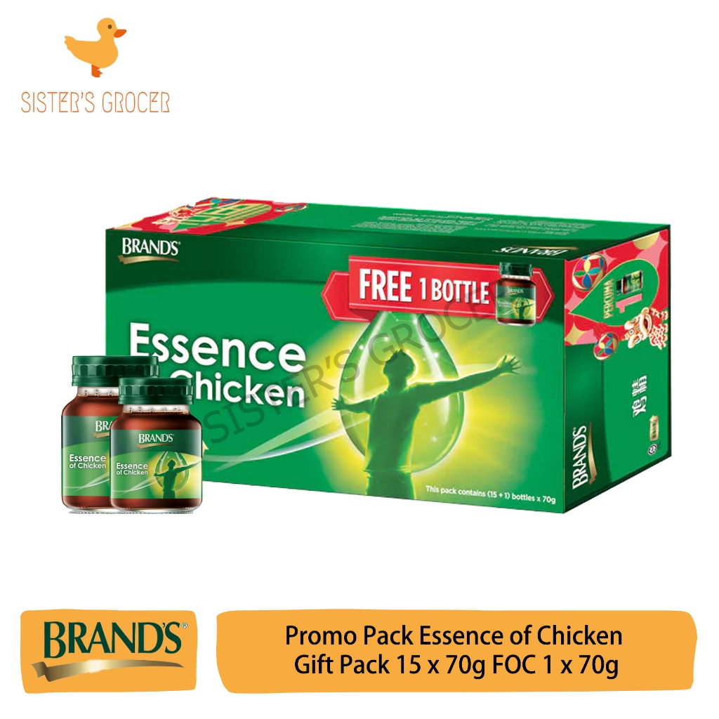 BRAND'S® Promo Pack Essence of Chicken Gift Pack 15 x 70g FOC 1 x 70g ...