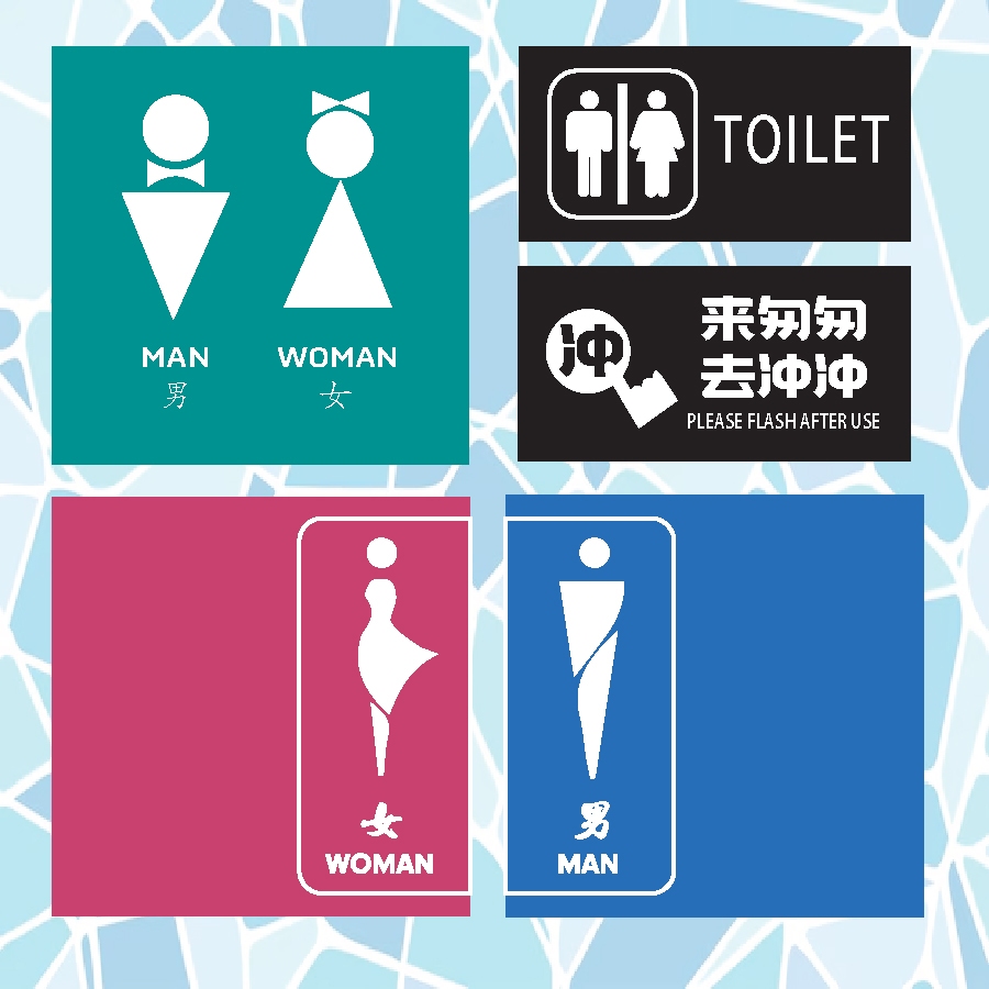 TOILET SIGN TANDAS SIGN | Shopee Malaysia