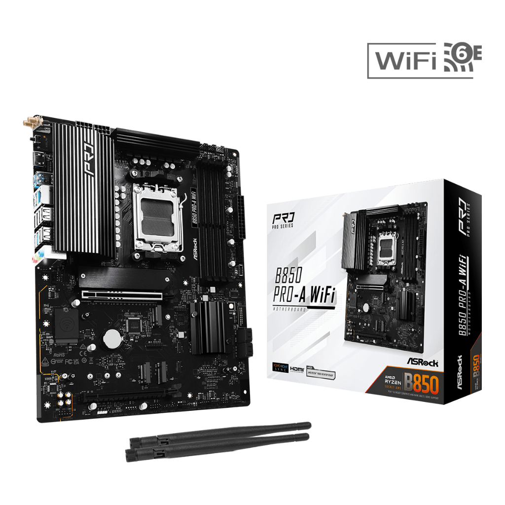 # ASRock B850 Pro-A WiFi ATX AMD Motherboard # AMD AM5 | Shopee Malaysia