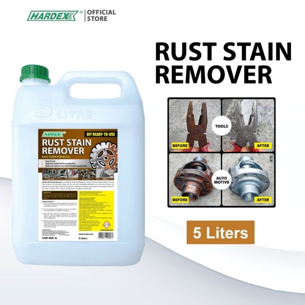 Hardex Rust Stain Remover (1L/5L) HUR-RSR-1L/HUR-RSR-5L | Shopee Malaysia