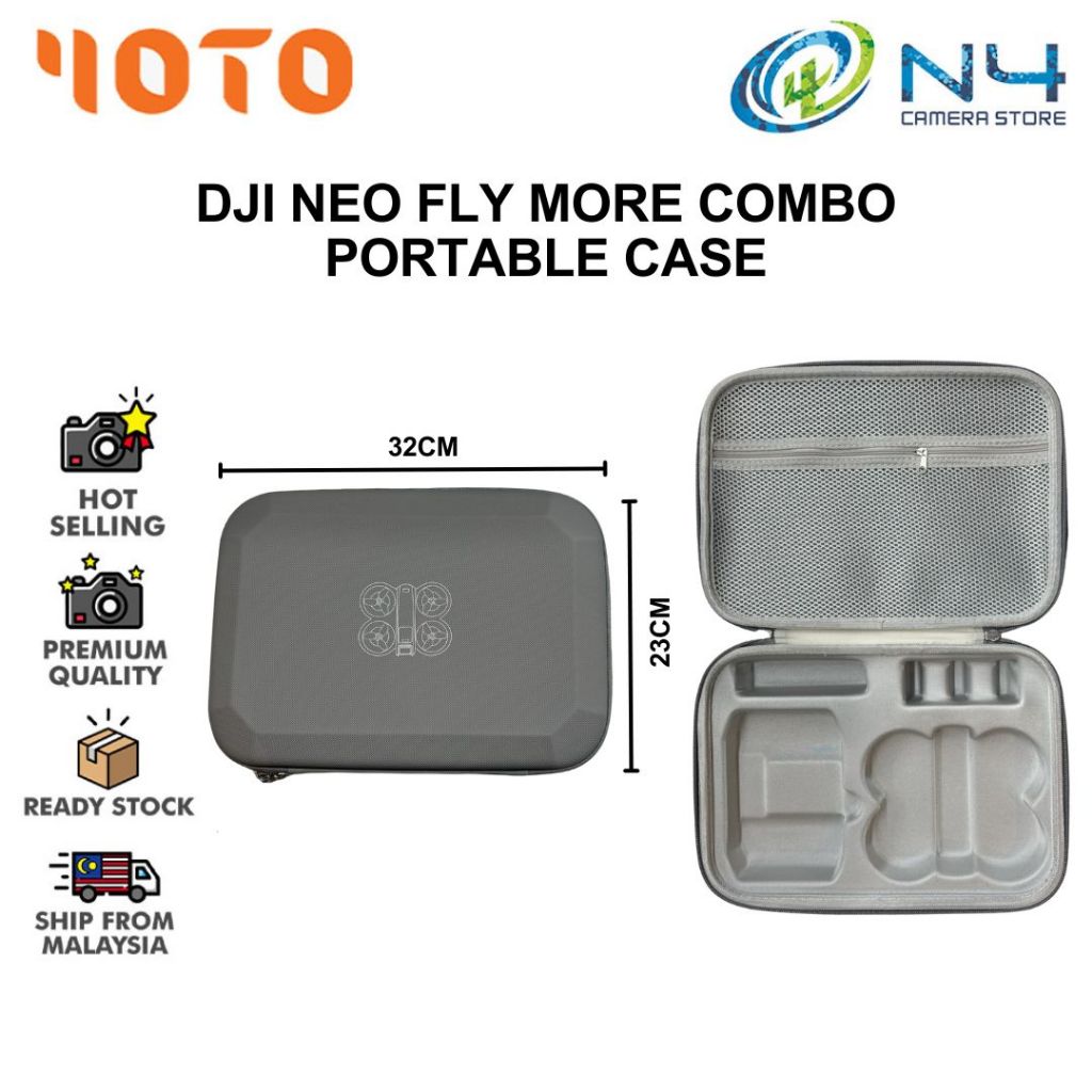 DJI NEO / NEO FLY MORE COMBO Portable Hard Case with strap For DJI NEO ...