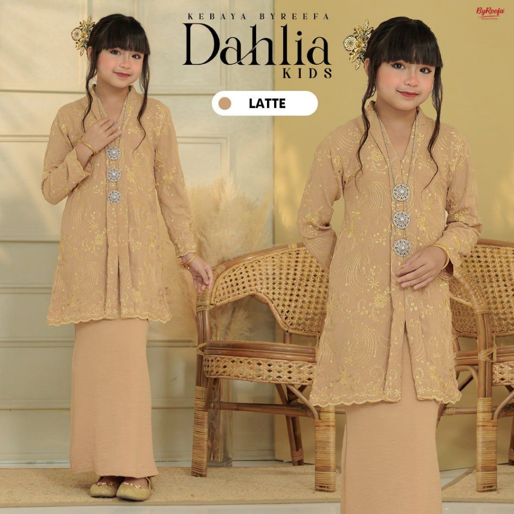 NEW ARRIVAL KEBAYA DAHLIA KIDS BY REEFA 2024 | Shopee Malaysia