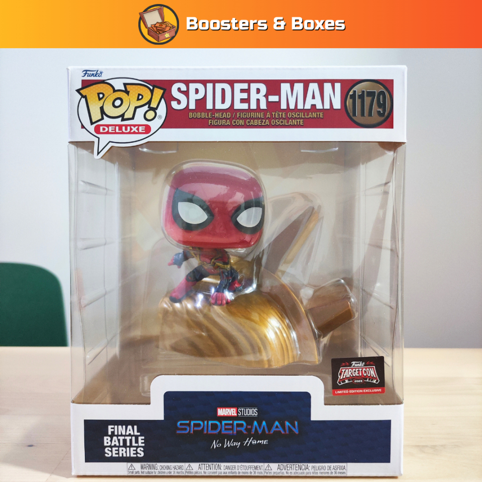 Funko Pop! Deluxe Spider-Man No Way Home - Spider-Man #1179 [Target Con ...
