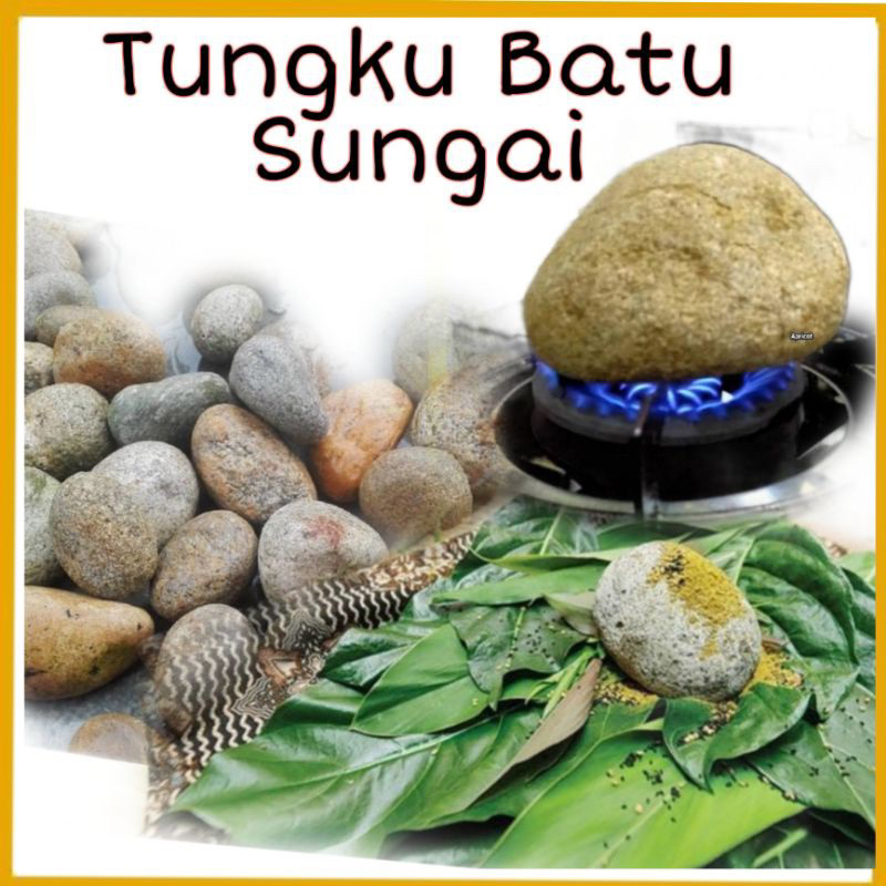Tungku Batu Sungai Asli Batu tungku berat 500g- 2.5kg | Shopee Malaysia