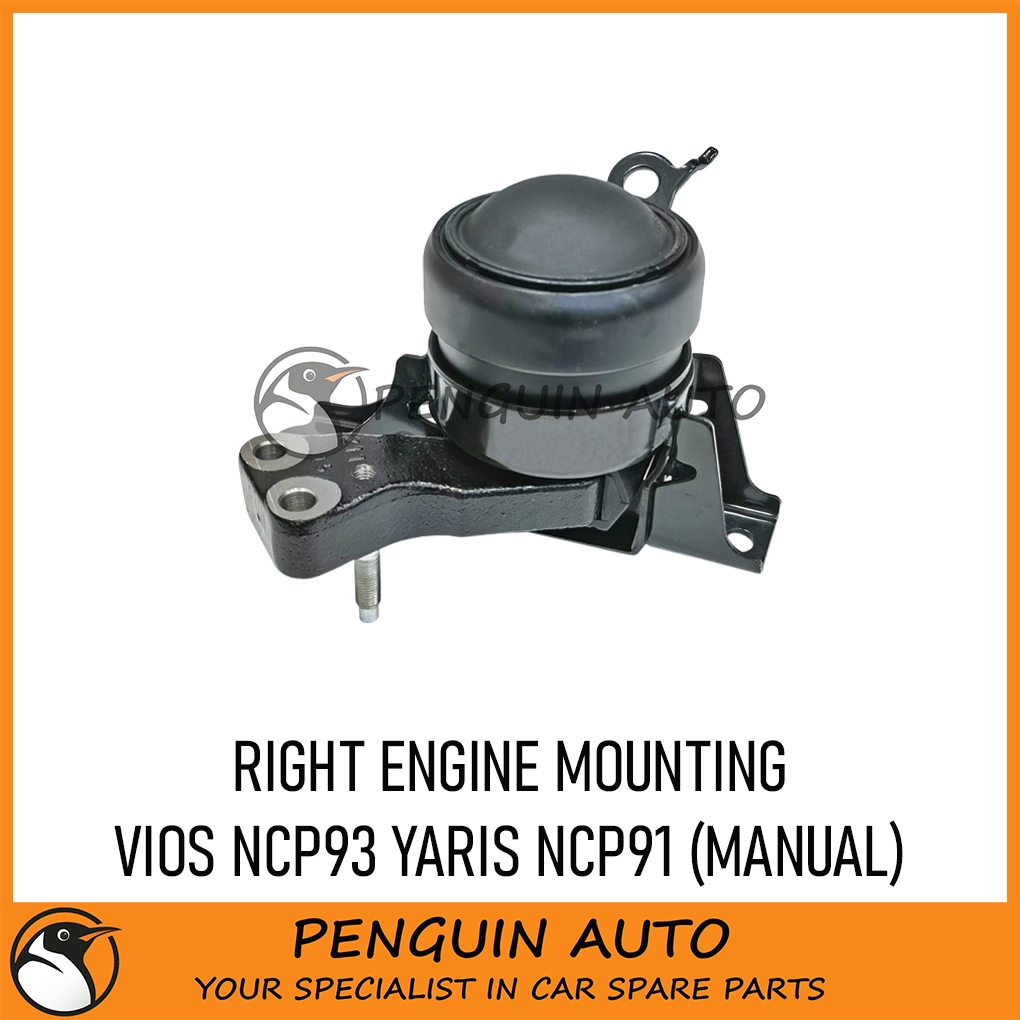 TOYOTA VIOS NCP93 YARIS NCP91 MANUAL ENGINE MOUNTING RIGHT 12305-21330 ...