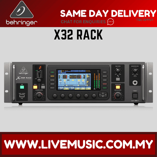 Behringer X32 RACK 40-channel Rackmount Digital Mixer ( X32RACK / X-32 ...