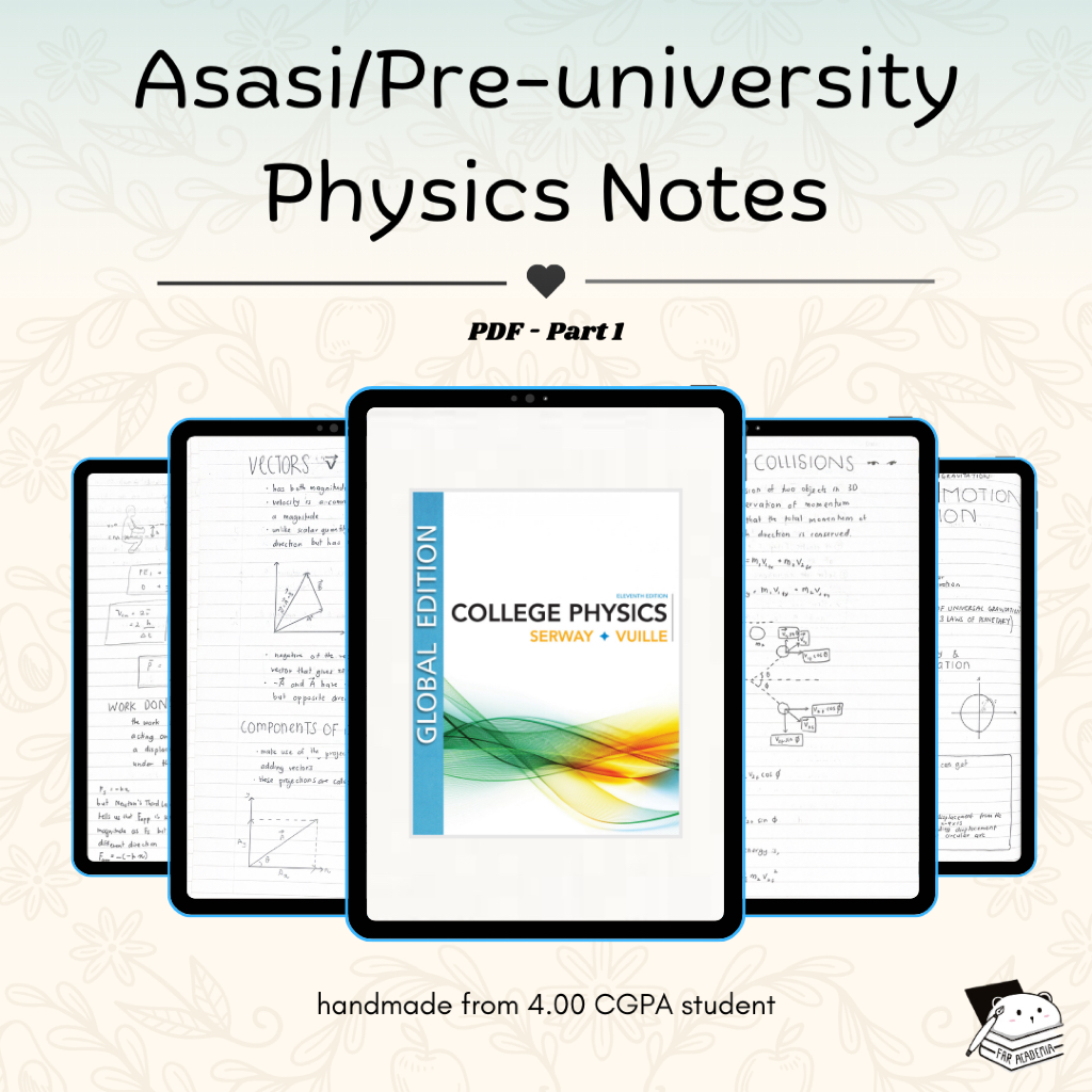Physics Notes / Nota Fizik (PART 1) - Asasi UiTM/UM/Matrikulasi ...