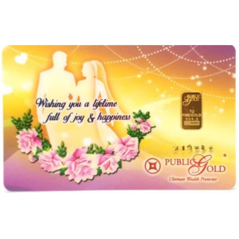 GOLD BAR WEDDING WISH | Shopee Malaysia