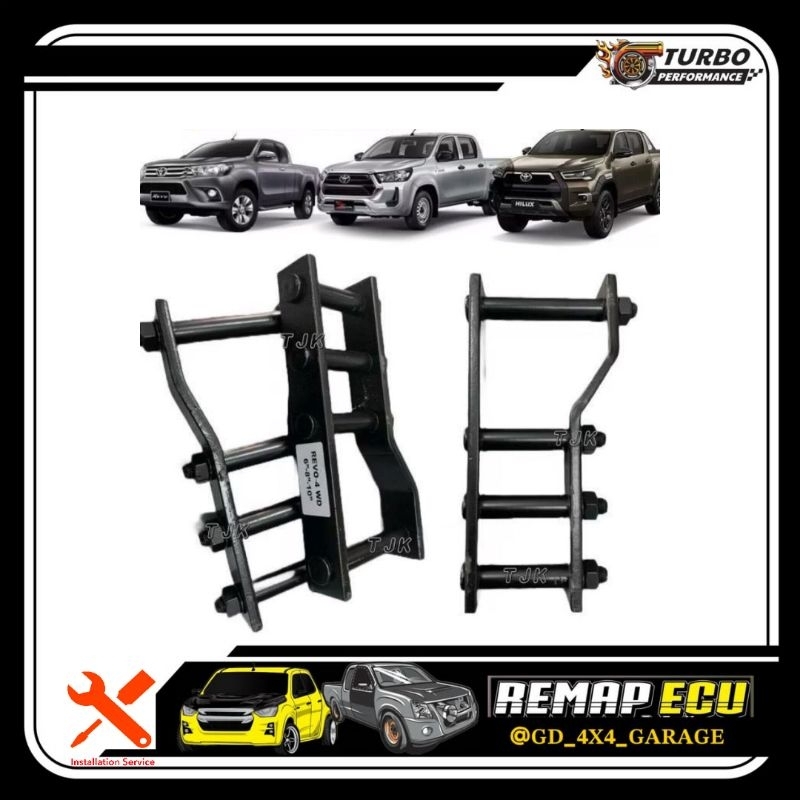 Thailand 4x4 LIFT UP LOWERED H SHACKLE ADJUSTED 10 INCH HEAVY DUTY DMAX ...