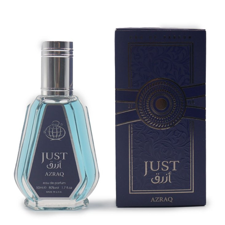 ORIGINAL JUST AZRAQ EAU DE PARFUM 50ML BY FRAGRANCE WORLD | Shopee Malaysia