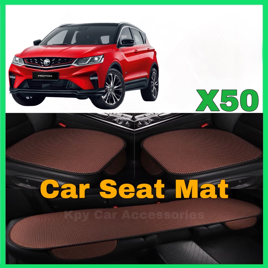 Proton X50 Full Set 3pcs Ice Silk Cool Car Accessories Seat Covers ...