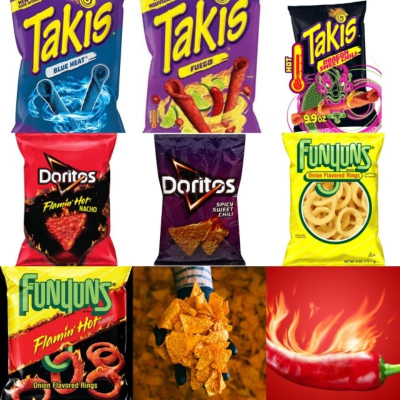 🔥Takis blueheat/Fuego/SweetChili 280.g- Doritos FlaminHot/SpicySweet ...