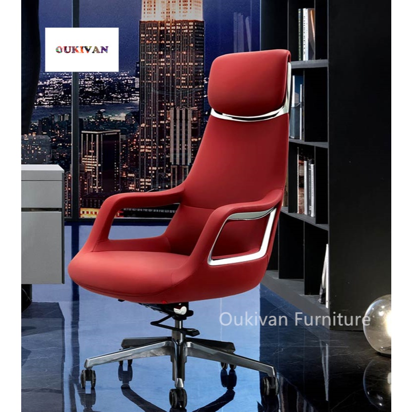 Adjustable Office Chair Kerusi Boss Comfortable 90-120 Degree Recline ...