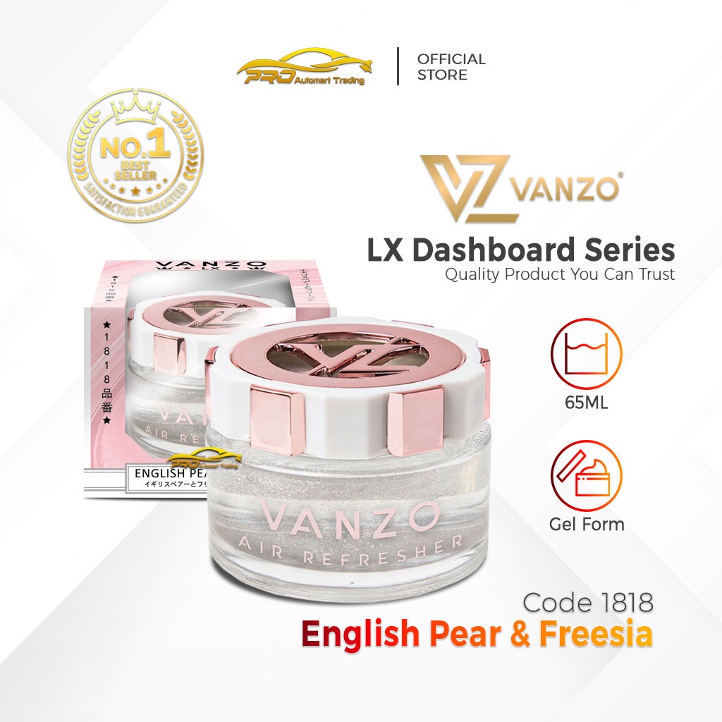 Hot Item Vanzo 1818 Englishpear Air Freshener Car Perfume Refresher ...